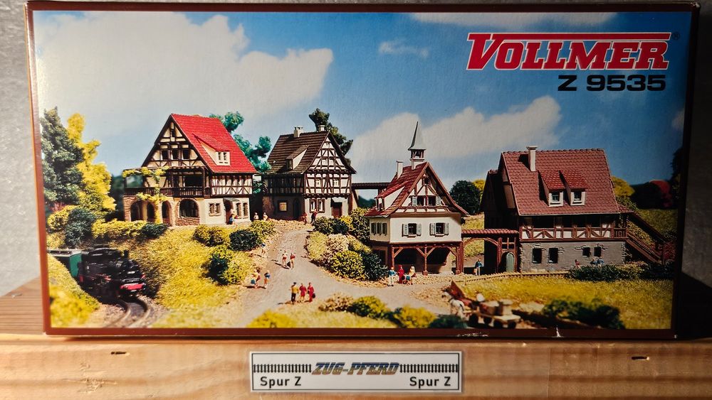 Vollmer Fachwerkdorf 9535 mit vier Häusern, OVP, selten! (Neu und ...