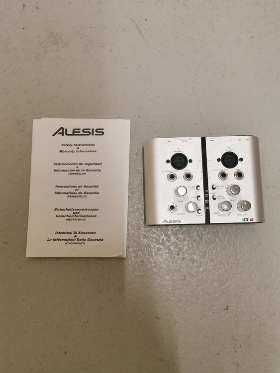 Alesis io2 Soundkarte Audio Interface (Gebraucht) in Buttikon SZ für ...
