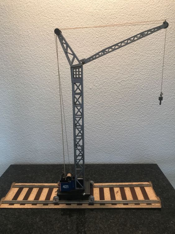 Blechspielzeug Kran auf Schiene, D.B.G.M. | Kaufen auf Ricardo