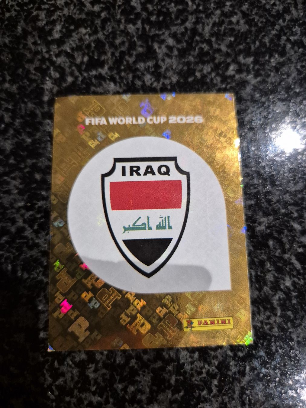 Panini FIFA World Cup 2026 Sticker - Irak (Neu (gemäss Beschreibung ...
