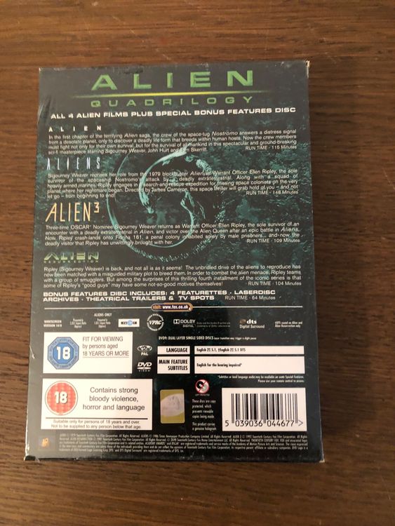 Alien DVD Box Set originalverpackt | Kaufen auf Ricardo