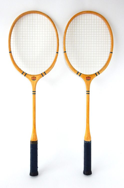 Vintage Paar Victory - Badmington-Rackets aus Holz (Gebraucht) in ...
