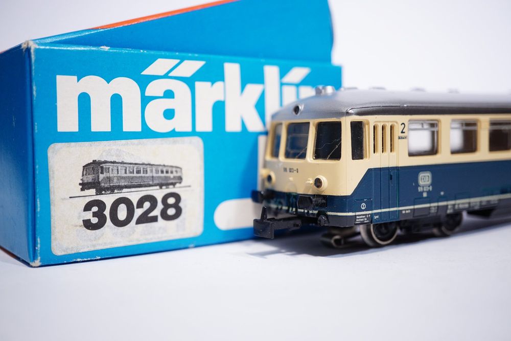 5œ Märklin 3028 DB BR 515 Triebwagen blaucreme | Acheter sur Ricardo