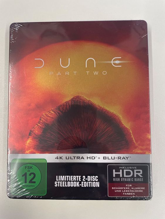 Dune Part Two 4K UHD Bluray Steelbook (Dune 2) (Neuf avec emballage d ...
