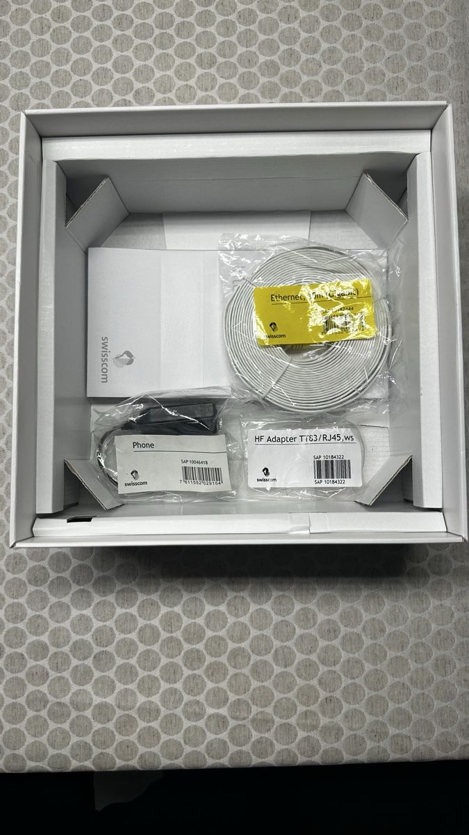 Swisscom Internet Box 4 (IB4, für Glasfaseranschluss) (Neu und ...