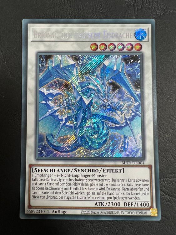 Brionac, der magische Eisdrache (BLTR) - Secret Rare (Neu (gemäss Beschreibung)) in Bottmingen ...