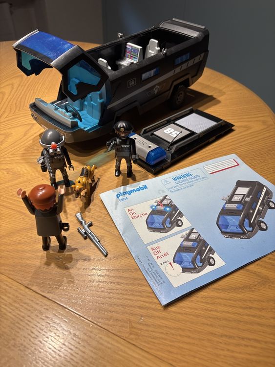 Spezialeinheit Polizei Panzerwagen Hund etc Playmobil (Gebraucht) in ...