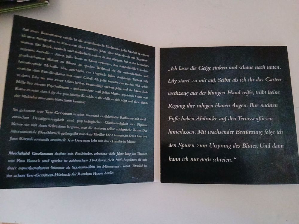 Tess Gerritsen - Totenlied - Hörbuch (MP3) - Top Zustand! (Gebraucht ...