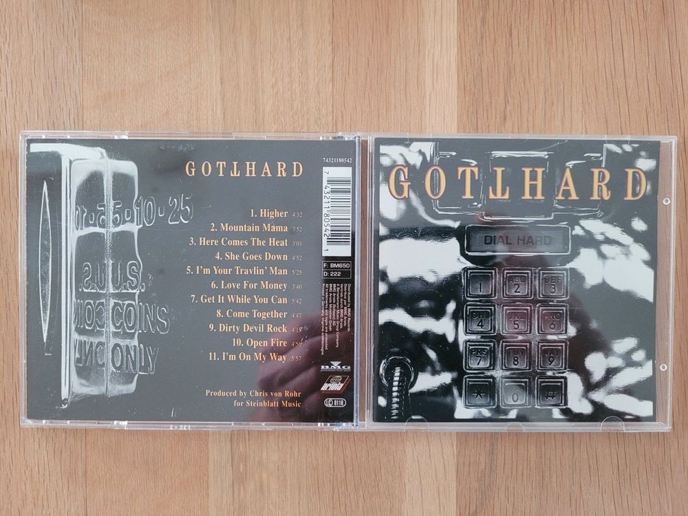 CD Gotthard - Dial Hard, 1993 (Gebraucht) in Nebikon für CHF 1 – mit ...