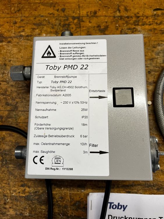 Heizöl-Druckpumpe TOBY PMD 22 mit Zähler | Kaufen auf Ricardo