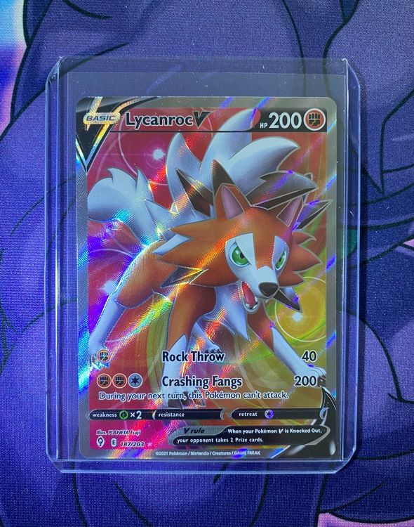 Pokemon Evolving Skies "Lycanroc V" | Kaufen auf Ricardo