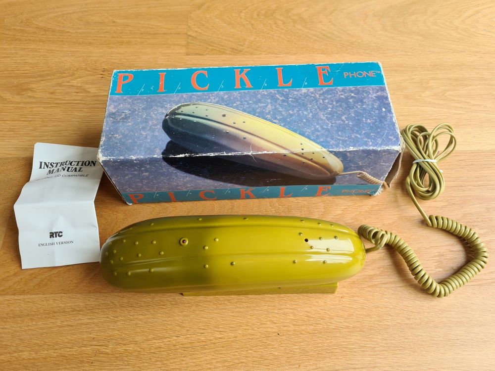 Vintage Pickle Phone - Essiggurke/ Wandtelefon 60s Hong Kong | Kaufen ...