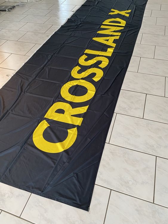 Werbebanner OPEL CROSSLAND X Fahne gross (Gebraucht) in Hägglingen für ...