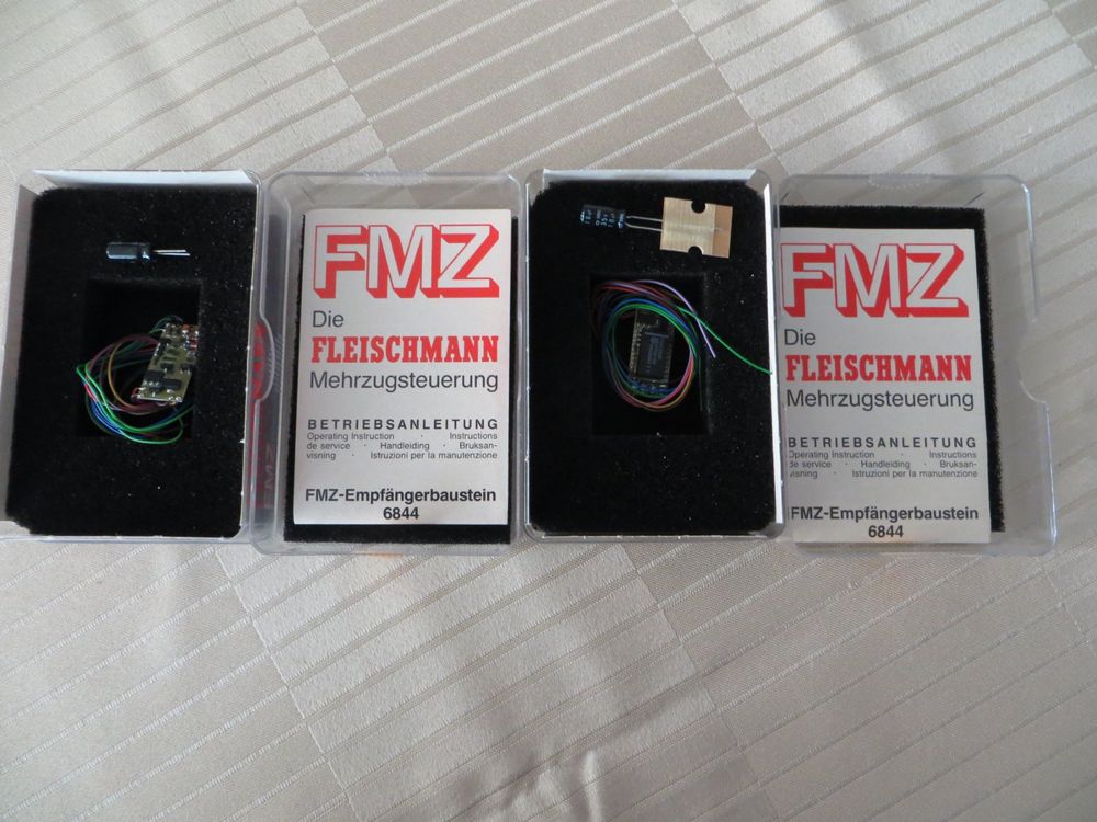 2 Fleischmann FMZ-Empfängerbaustein (Lokdecoder) HO, 6844 (Neu und originalverpackt) in Wohlen ...