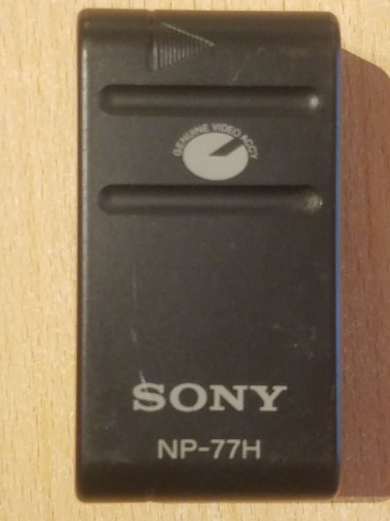 Sony Kamera Akku NP-77h - 6V 2400 mAh - original (Gebraucht) in ...