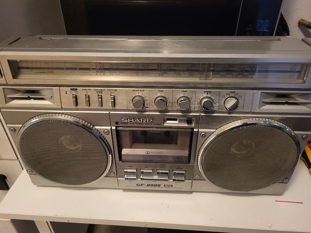 Sharp GF-8989 Ghettoblaster, Rarität für Sammler! (Gebraucht) in Flawil für CHF 20 – mit ...