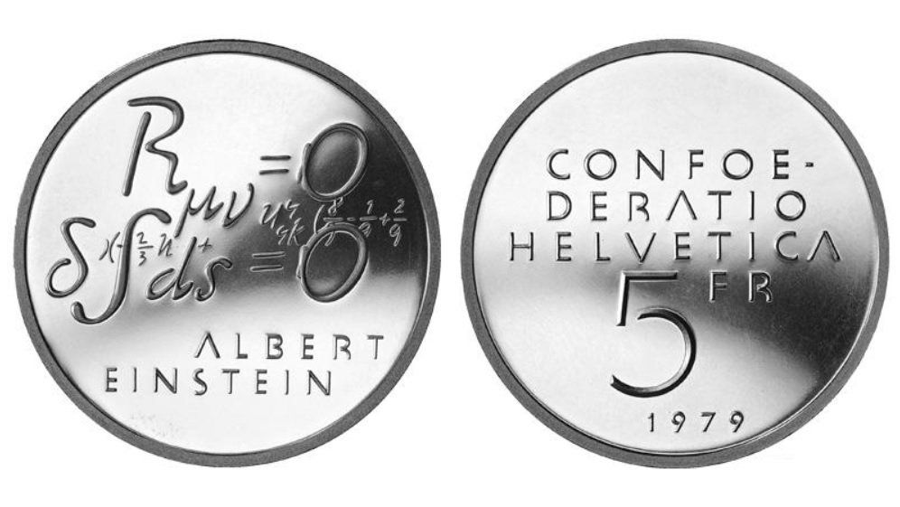 5 Franken 1979 | Albert Einstein Formel | Kaufen auf Ricardo