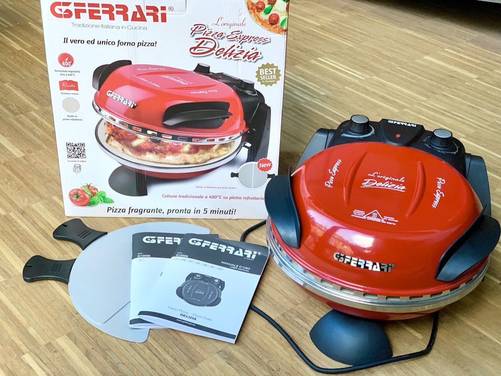 De Pizza G3 Ferrari Delizia - Piedra Refractaria, 400°C, 1200W ...