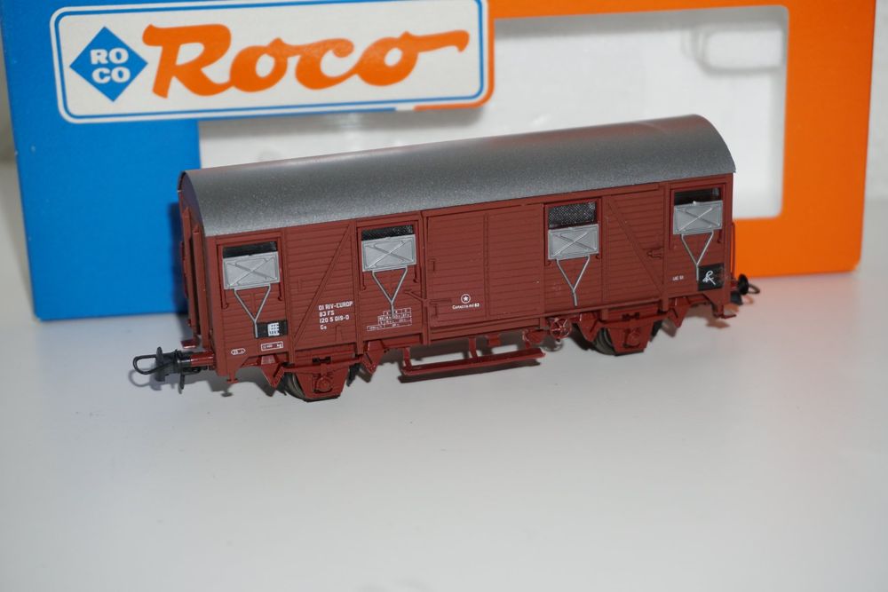Roco - FS gedeckter Güterwagen H0/DC | Kaufen auf Ricardo