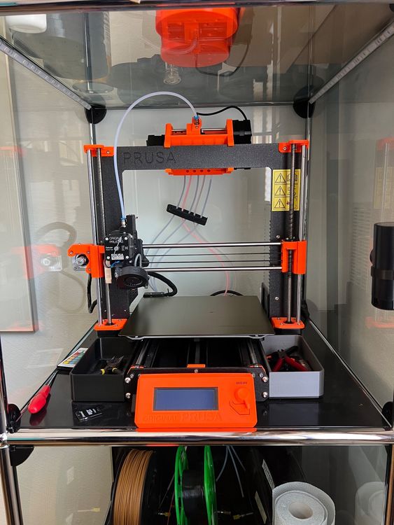 Original 3D-Drucker Prusa i3 MK3 MMU 2 mit viel Zubehör (Gebraucht) in ...