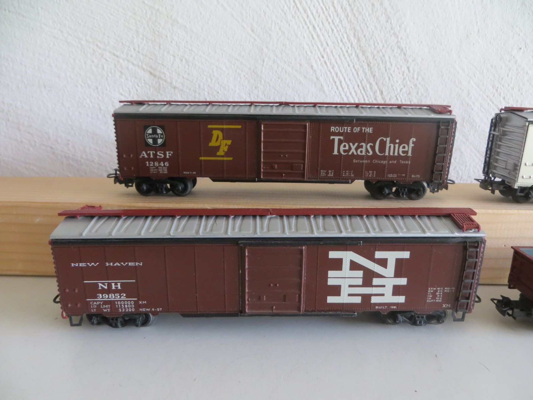 Märklin H0: Set mit 4 versch. US-Güterwagen, ohne OVP (Gebraucht) in St ...