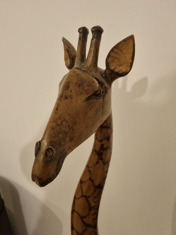 Originale Sud-afrikanische Giraffe aus holz (Gebraucht) in Zürich für CHF 5 – nur Abholung auf ...