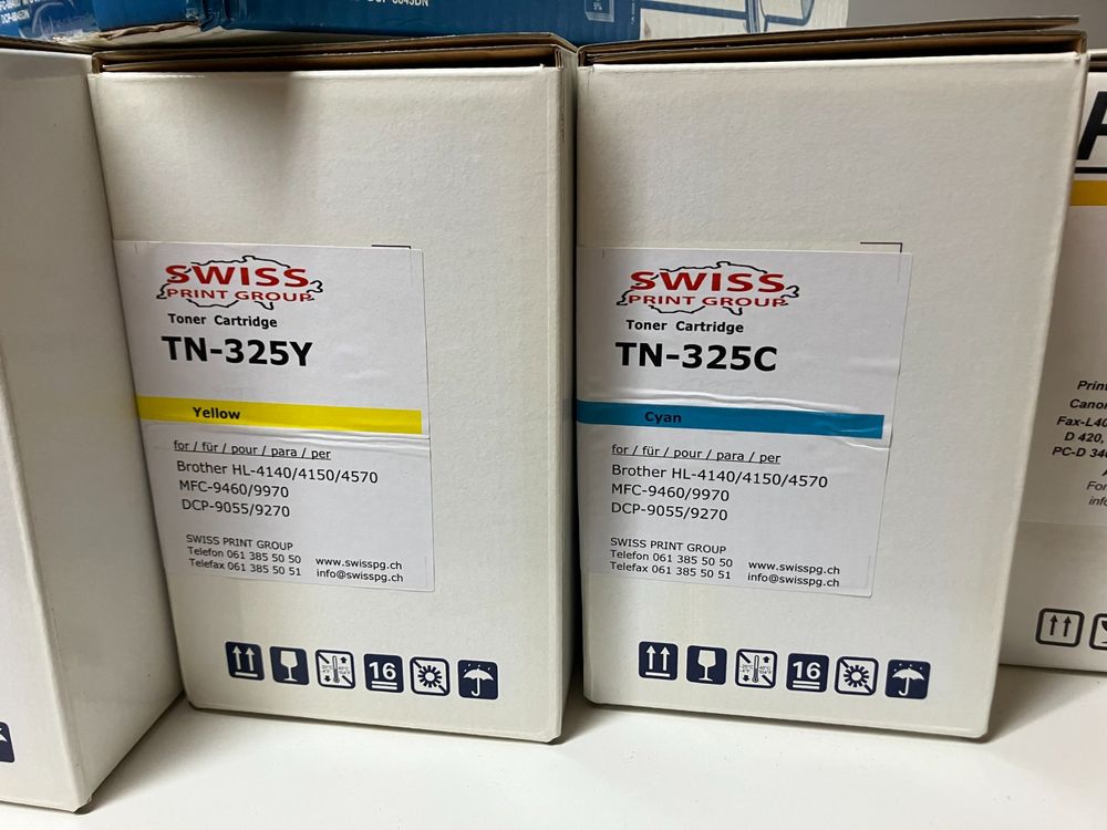 Posten div. Brother & Cannon Toner Kartuschen NEU ab 1.-Fr (Neu (gemäss ...