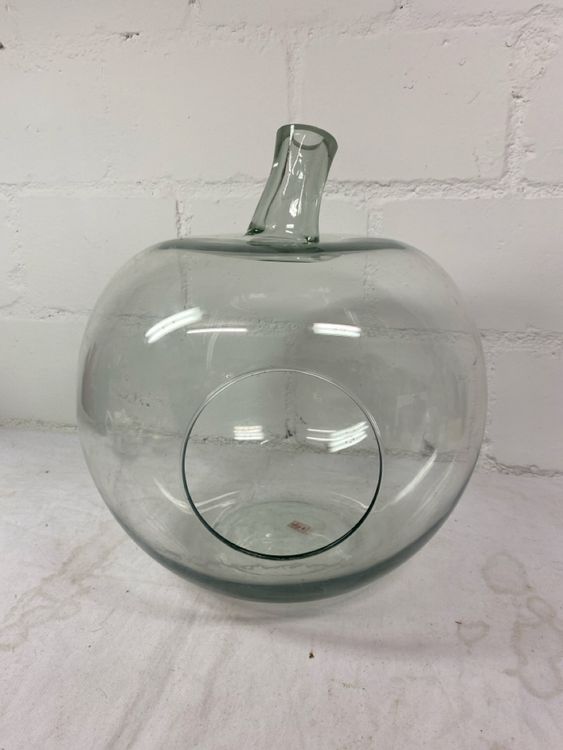 Dekorative Glas-Apfel Vase für Pflanzen oder Gestecke (Gebraucht) in ...