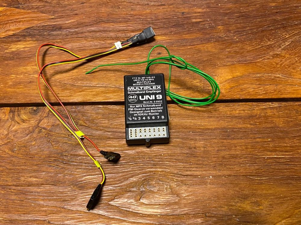 Multiplex UNI9 / 40MHz Empfänger (Gebraucht) in Hergiswil NW für CHF 29 ...