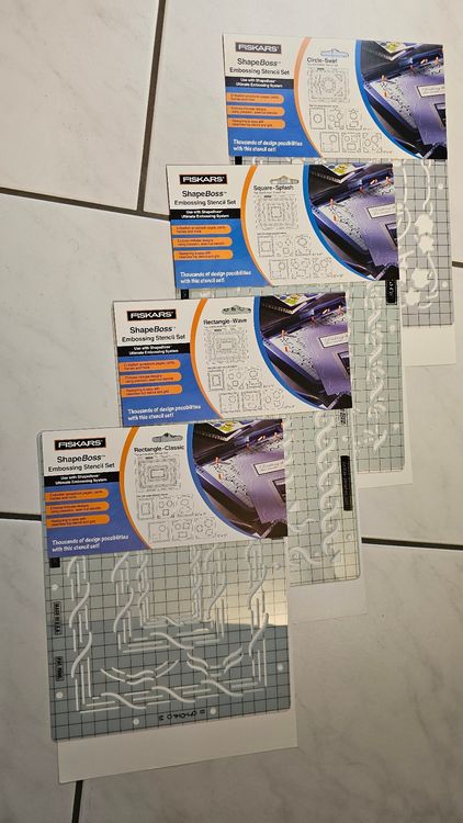 Schablonen Fiskars, 4 Designs,Scrapbooking,Basteln zu Ostern (Neu und ...