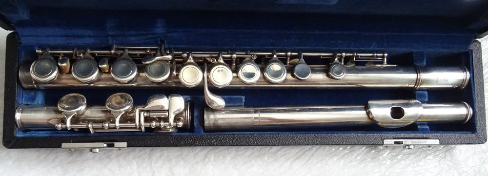 HERNALS S210 Sterling Silber Kopf 925 Querflöte (Gebraucht) in La ...