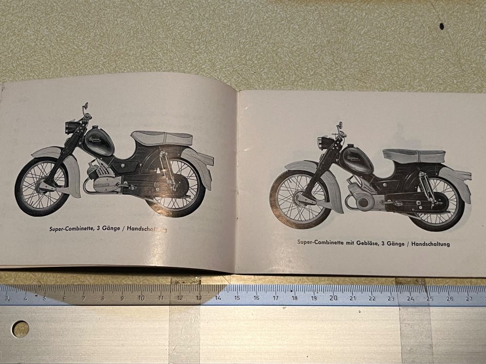 buch, heft, zündapp, moped mokick, div. modelle, 60 er jahre (Gebraucht ...