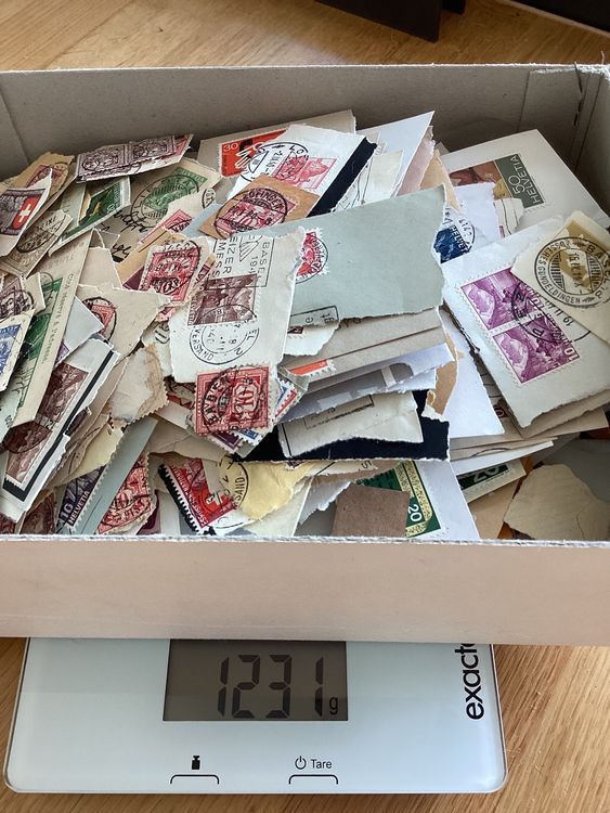 Schweizer Briefmarken zum Ablösen 1.2kg | Kaufen auf Ricardo