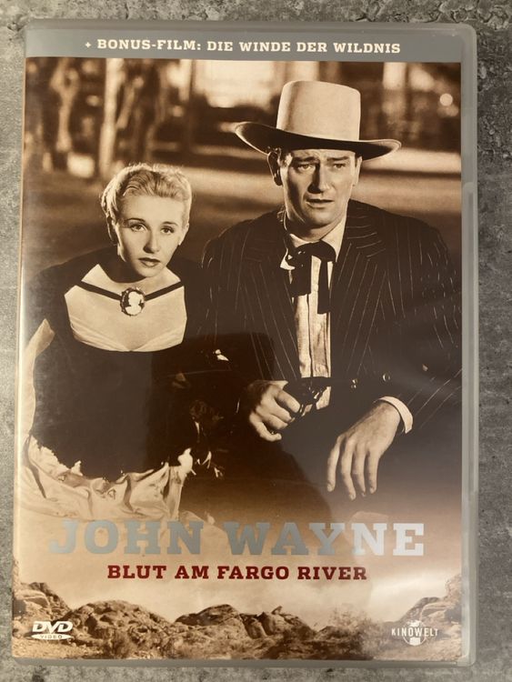 JOHN WAYNE BLUT AM FARGO RIVER + DIE WINDE DER WILDNIS (Neu (gemäss ...