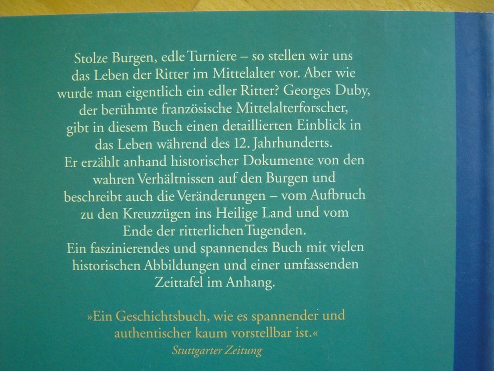 Die Ritter (Georges Duby) > dtv - Reihe Hanser