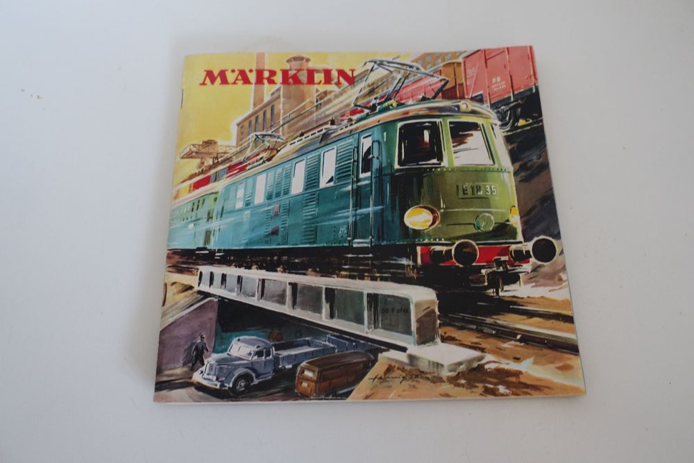 MARKLIN TRAINS ELECTRIQUE BROCHURE VINTAGE JOUET WEBER 1958 | Kaufen ...