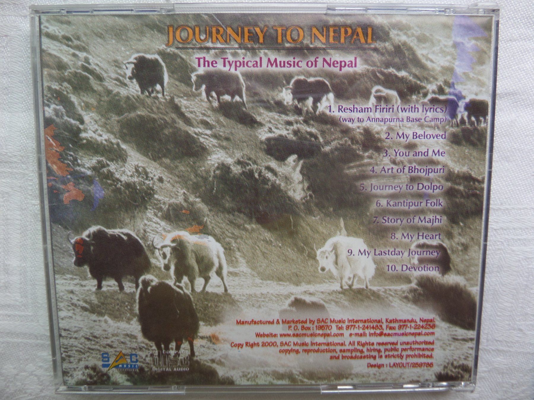 Shyam Sharan Nepali - Journey to Nepal - The Typical Music (Gebraucht ...