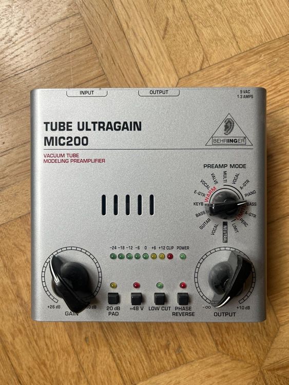 Behringer Tube Ultragain Mic200 Röhren Vorverstärker (Gebraucht) in ...