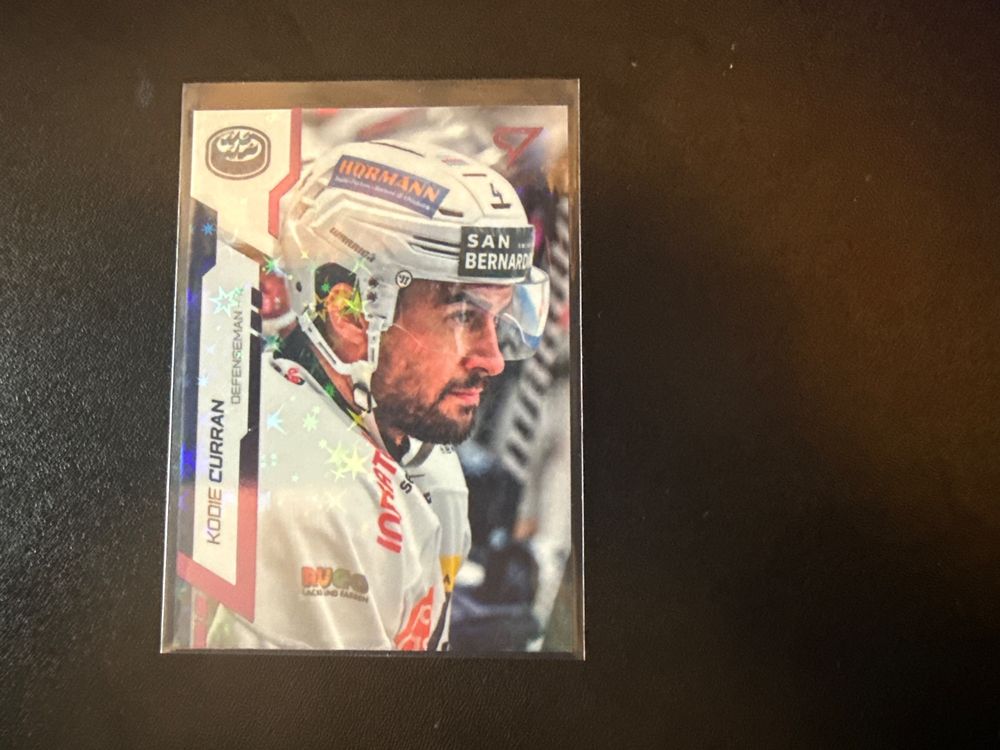 HC Ambri piotta, Kodie Curran, sportzoo serie 2, purple card (Neu und ...