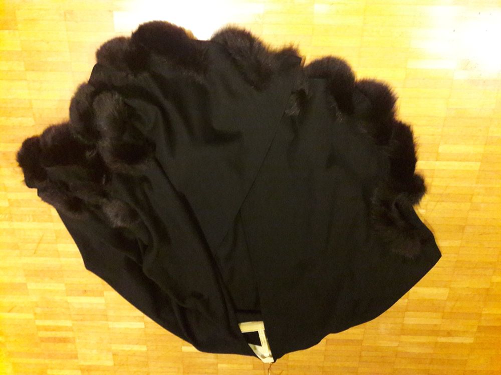 Mantel - Cap - Wolle/echtes Haar - Schwarz/L Letzter Preis! | Kaufen ...