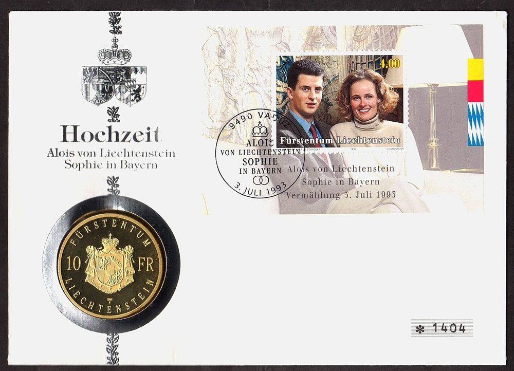 Silber-Münze Fr. 10.-, Hochzeit in Lichtenstein (Neu (gemäss Beschreibung)) in Walzenhausen für ...