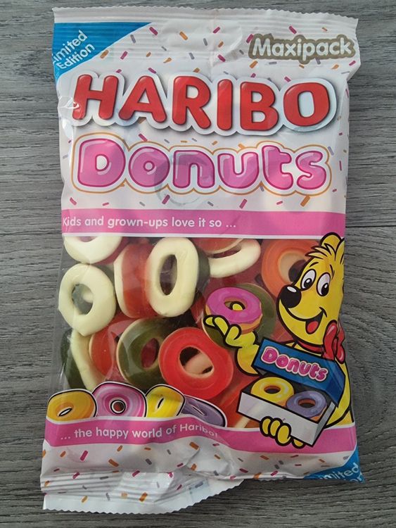 Haribo Donuts Maxipack Limited Edition - Originalverpackt (Neu und ...