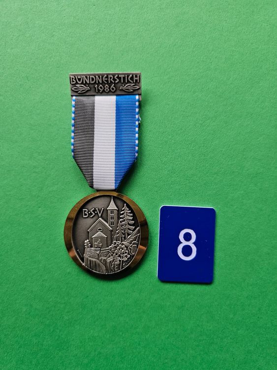 BÜNDNERSTICH B-S-V SCHIESSEN KRANZABZEICHEN MEDAILLE MÜNZEN (Gebraucht) in Ermatingen für CHF 2 ...