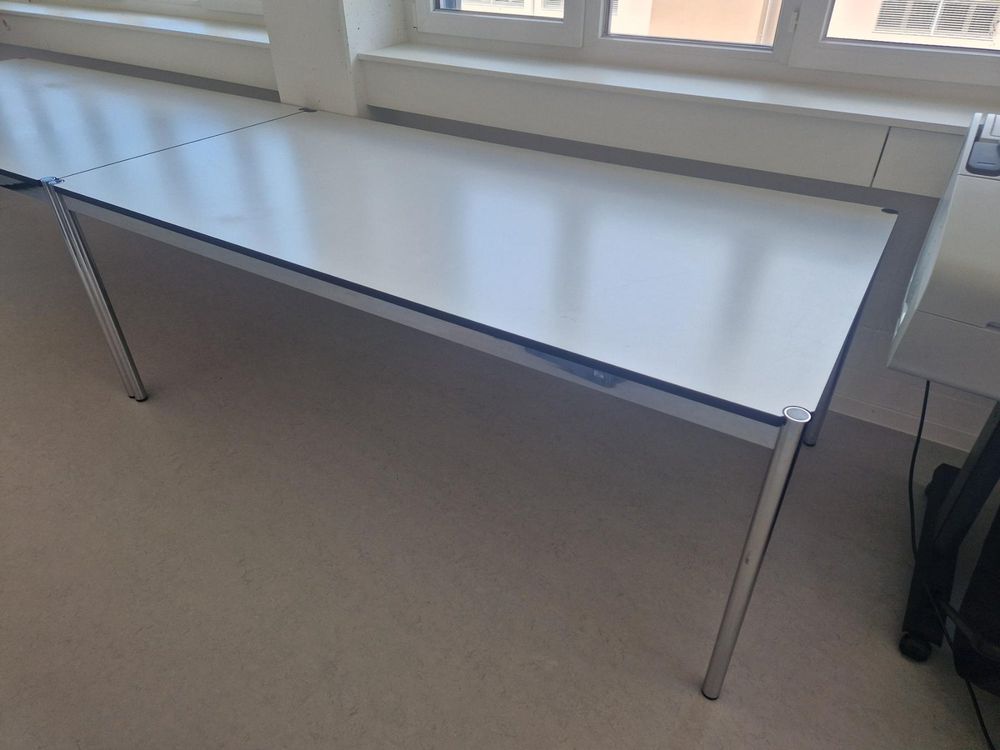 USM-Haller Tisch 2x1m, weiss (Gebraucht) in Schwarzhäusern für CHF 480 – nur Abholung auf ...