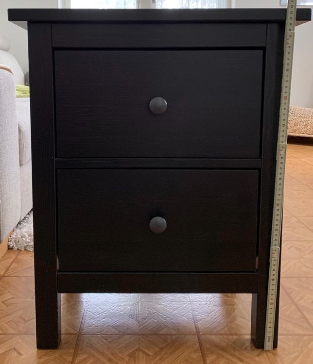 Nachttisch Hemnes Ikea schwarz (Gebraucht) in Herrliberg für CHF 29 – nur Abholung auf Ricardo ...