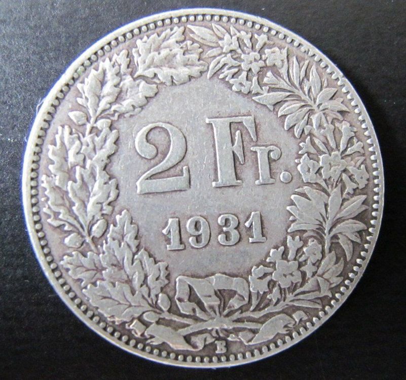 2 Franken, 1931 | Kaufen auf Ricardo