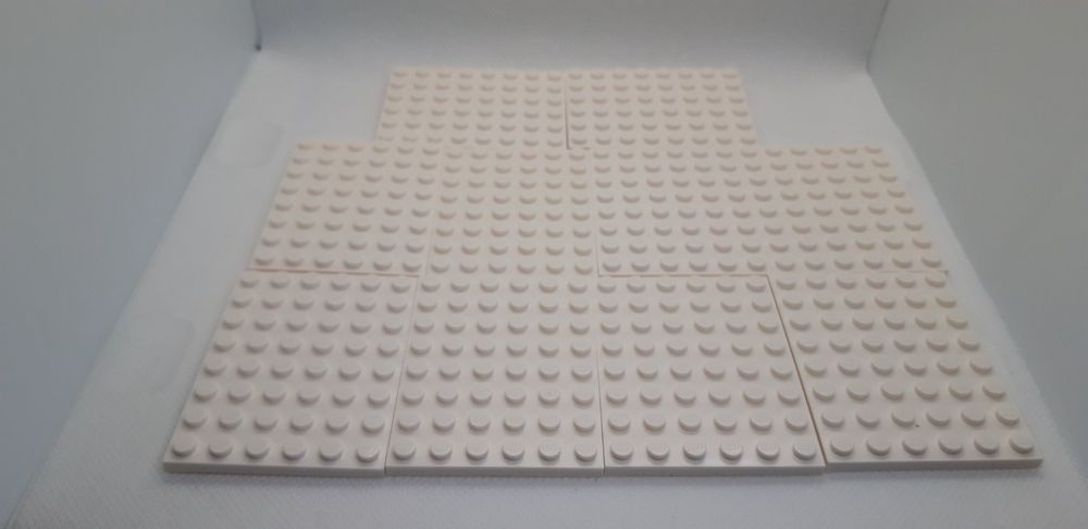 Lego 10 Stk. Platte 6x8 (weiss) | Kaufen auf Ricardo
