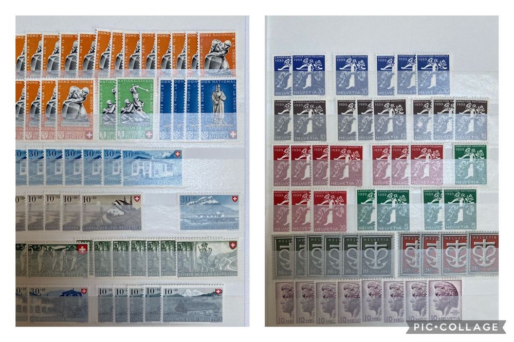 Alte Steckkarte Schweiz postfrisch Frankaturware ungestem ** (Neu (gemäss Beschreibung)) in Wil ...