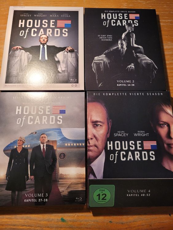 House of Cards, Komplette Staffel 1 bis 4 | Kaufen auf Ricardo