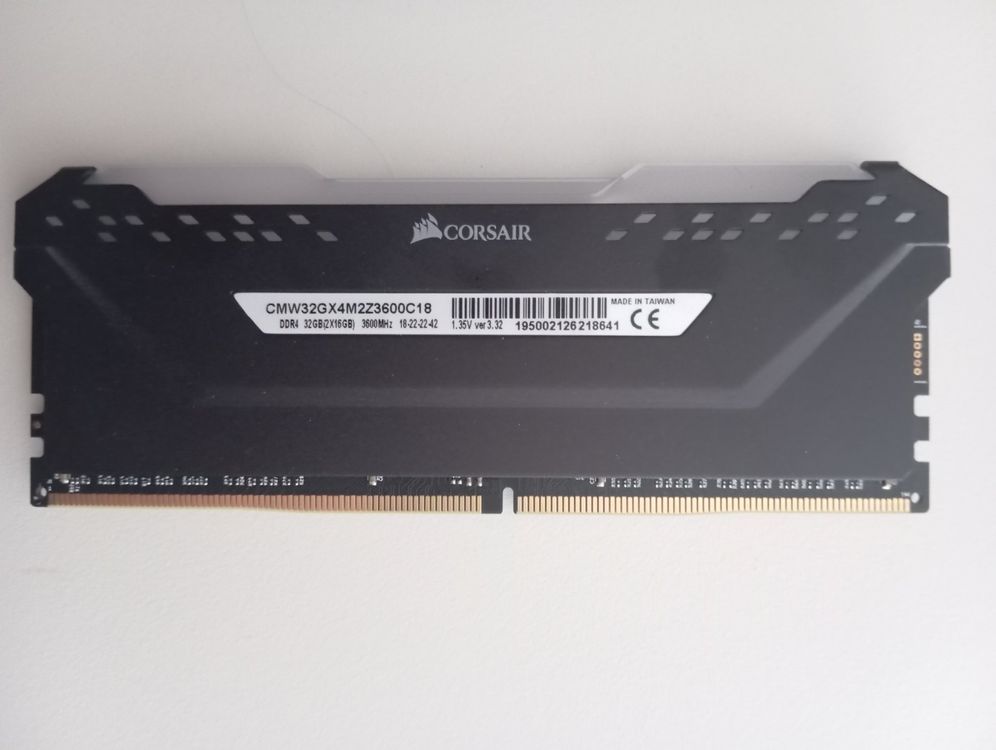 2x Corsair RAM Arbeitsspeicher 16GB (2x16GB = 32GB) 3600Mhz | Kaufen ...
